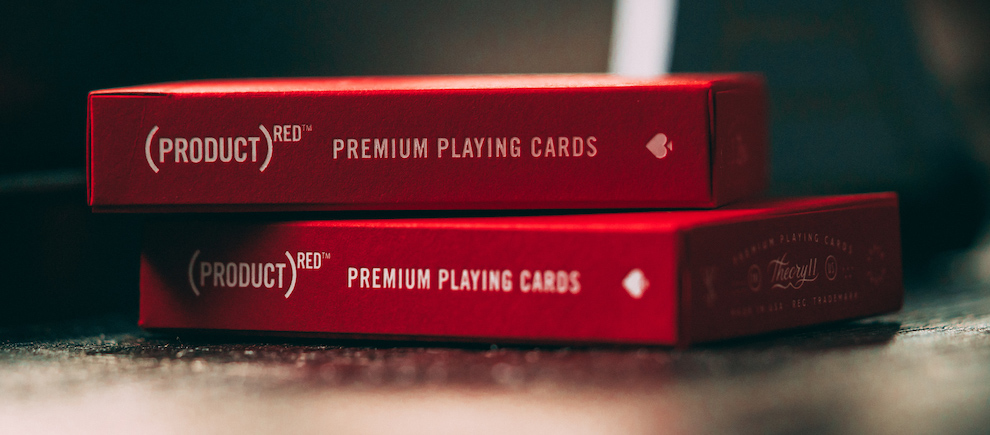 (PRODUCT)RED Playing Cards | theory11